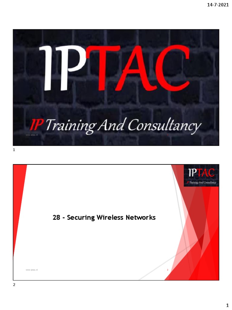 28 - Securing Wireless Networks | PDF | Wireless Lan | Encryption 28 - Securing Wireless Networks | PDF | Wireless Lan | Encryption