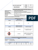 Ficha de Seguridad GLICERINA | PDF | Residuos | Agua