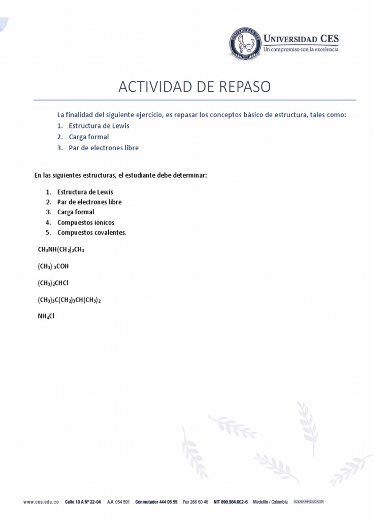 Actividad Repaso | PDF