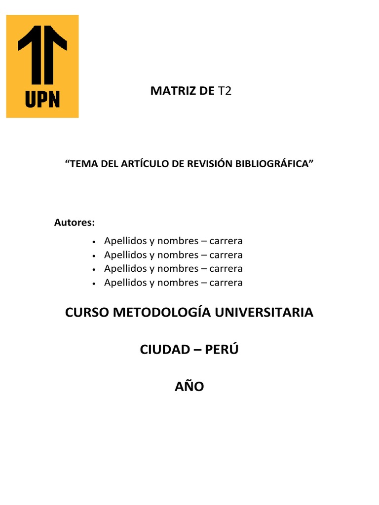 Formato de Tarea T2 | PDF