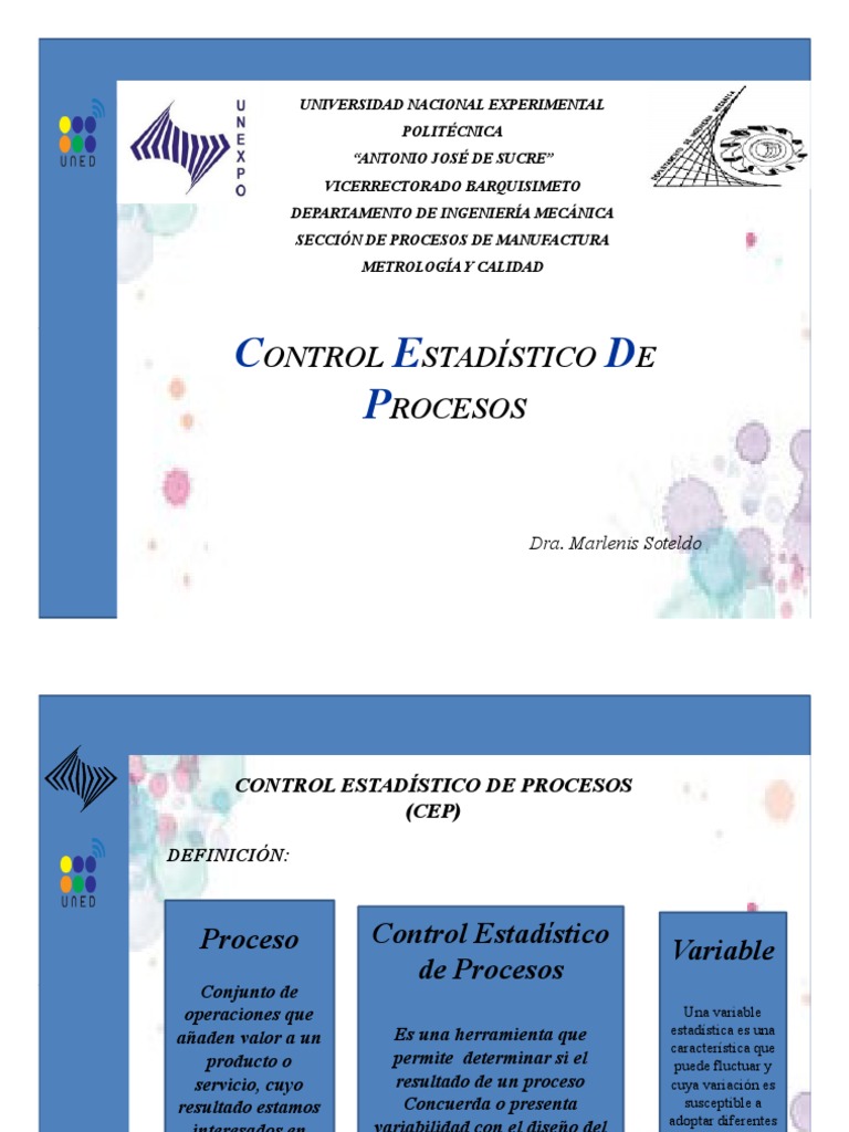 Control Estadistico de Procesos | PDF | Distribución normal | Estadísticas