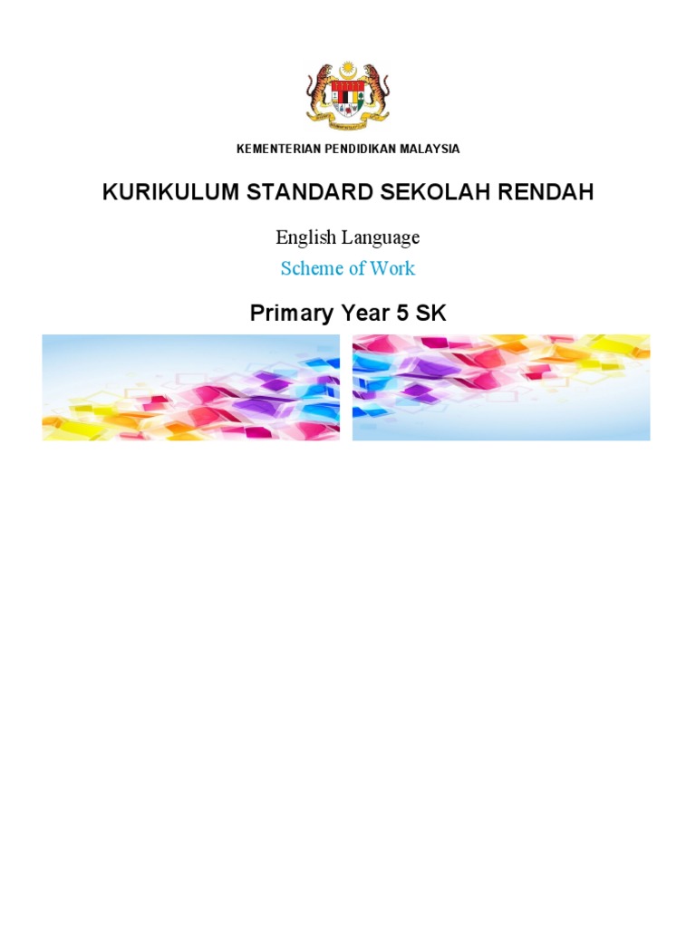 Primary Year 5 SoW SK | PDF | Teachers | Curriculum