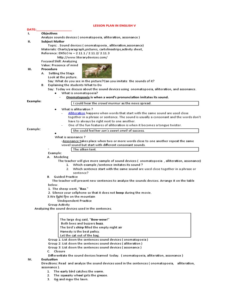 LP English Week 5 | PDF | English Language | Lesson Plan
