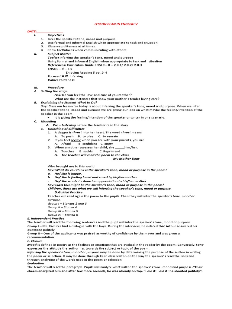 LP English Week 6 | PDF | Metaphor | Punctuation