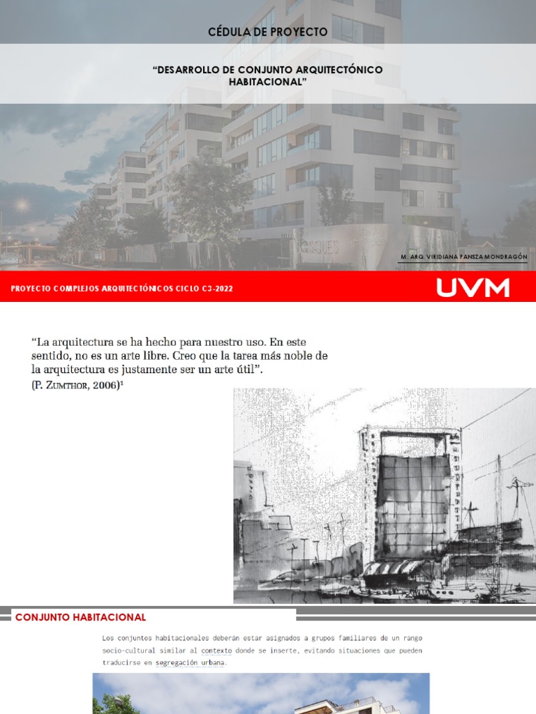 Cédula de Proyecto: Complejos Habitacionales | PDF | Ciudad de México ...