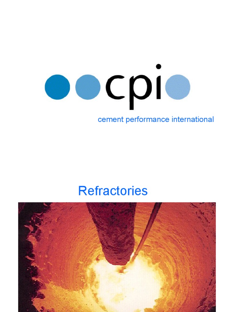 Cpi Refractories | PDF | Refractory | Brick
