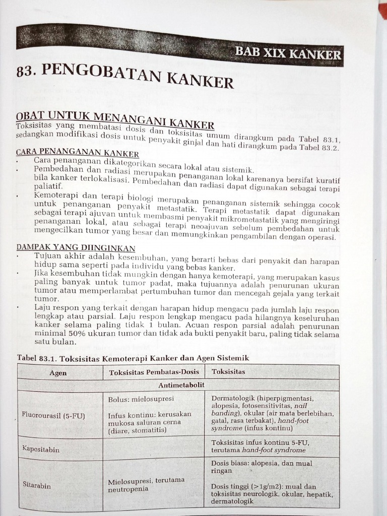 ISO Farmakoterapi Kanker | PDF