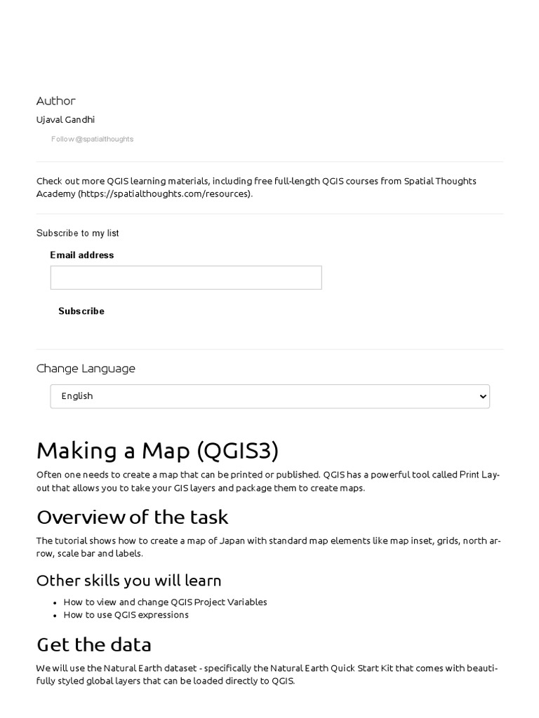 Creating A Map Layout In Qgis A Step By Step Guide To Adding Standard Map Elements Like Grids