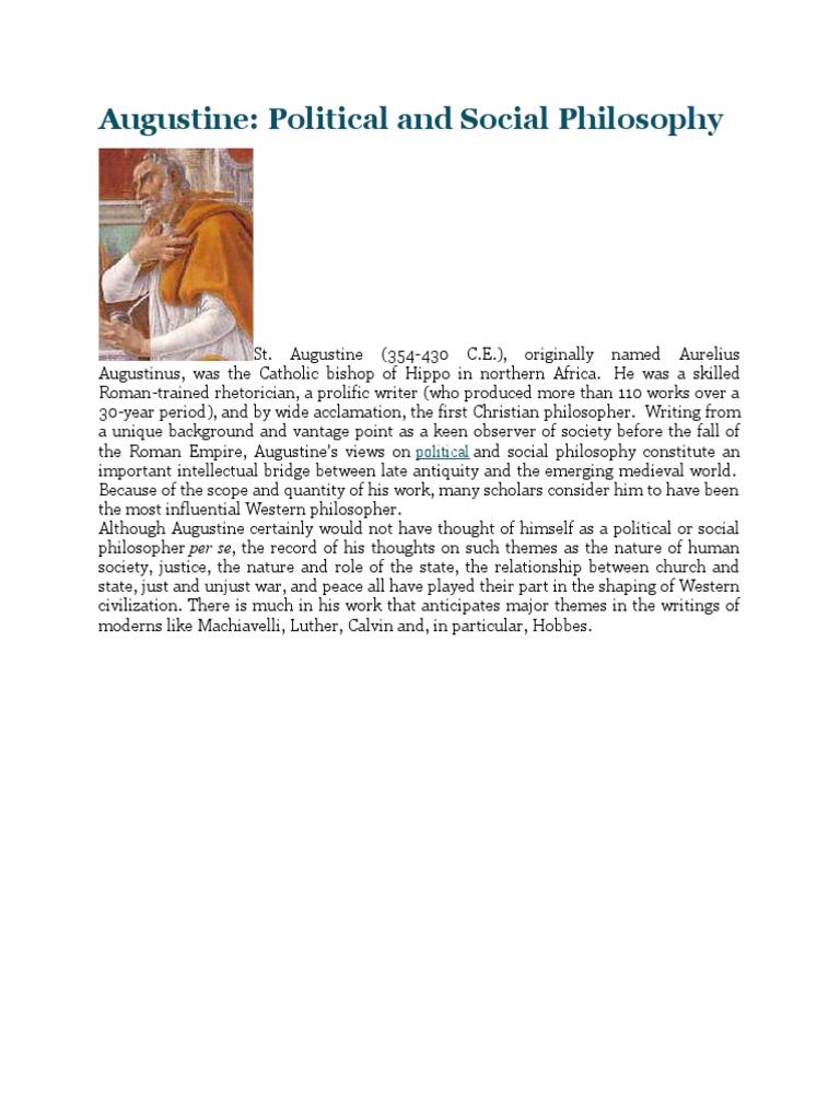 Philosopher Augustine | PDF