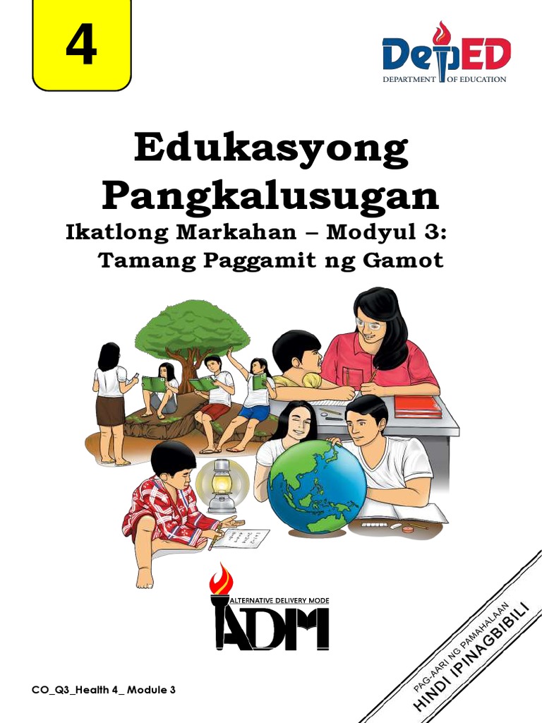 Health4 Q3 Mod3 TamangPaggamitNgGamot | PDF