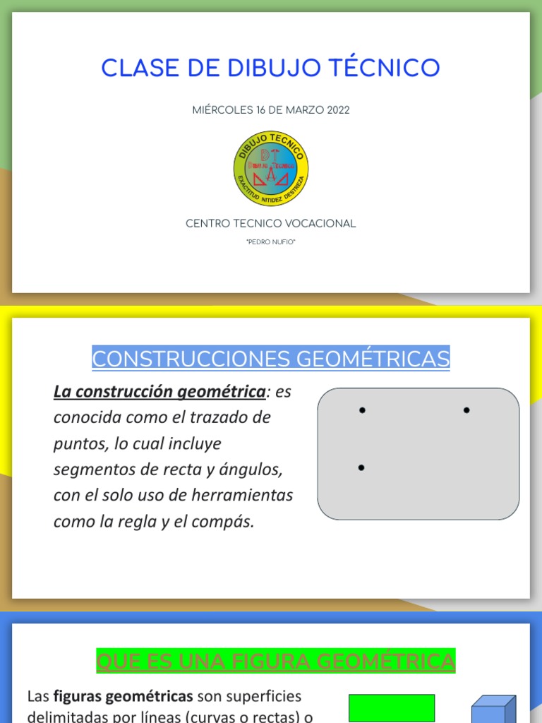 16 Marzo, Construcciónes Geométricas | PDF | Tangente | Circulo