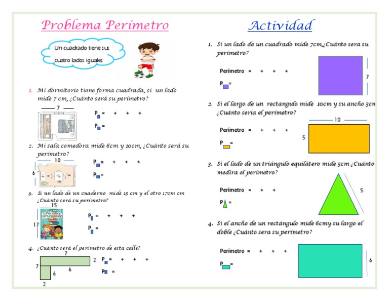 Problema Perímetro | PDF | Geometría Elemental | Matemática Elemental