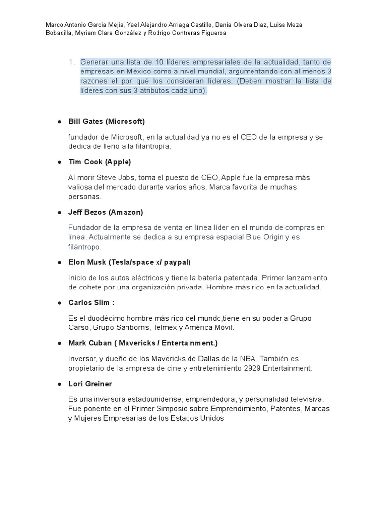 Actividad M2 - 2.3 La Importancia Del Liderazgo en Las Organizaciones ...