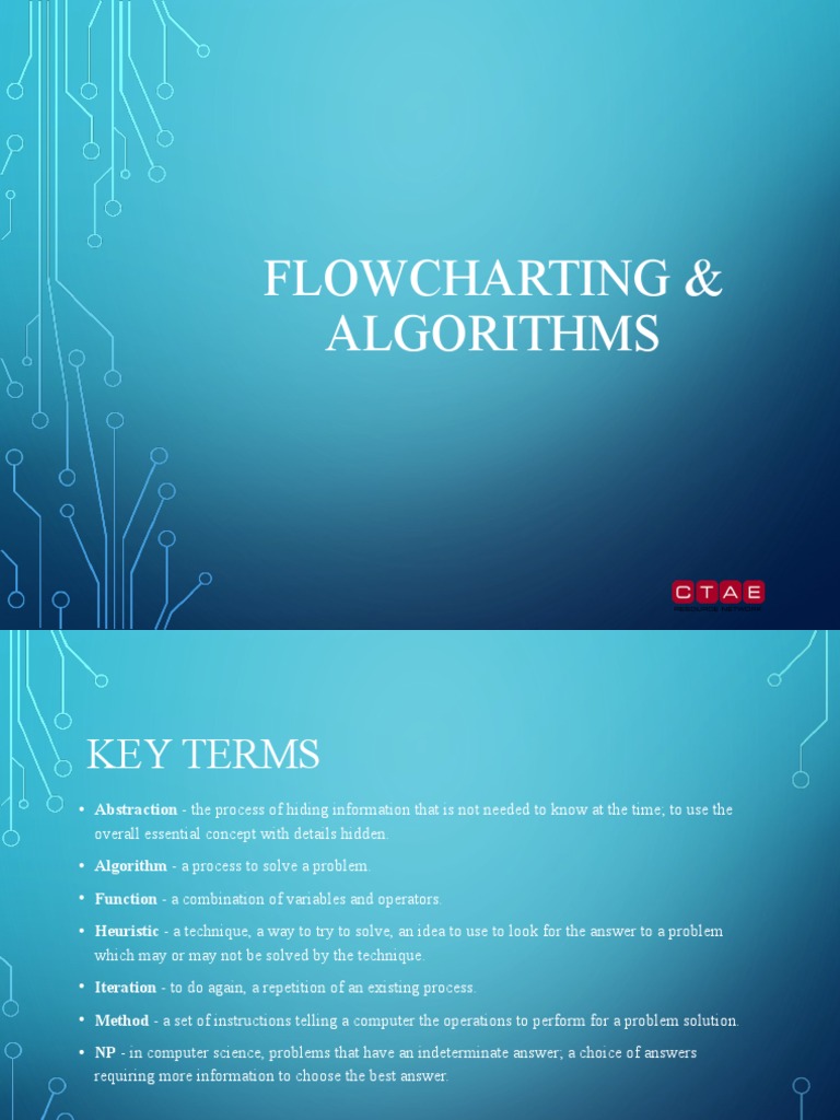 Flowcharting And Algorithms Presentation Pdf Algorithms Computer Programming 0658