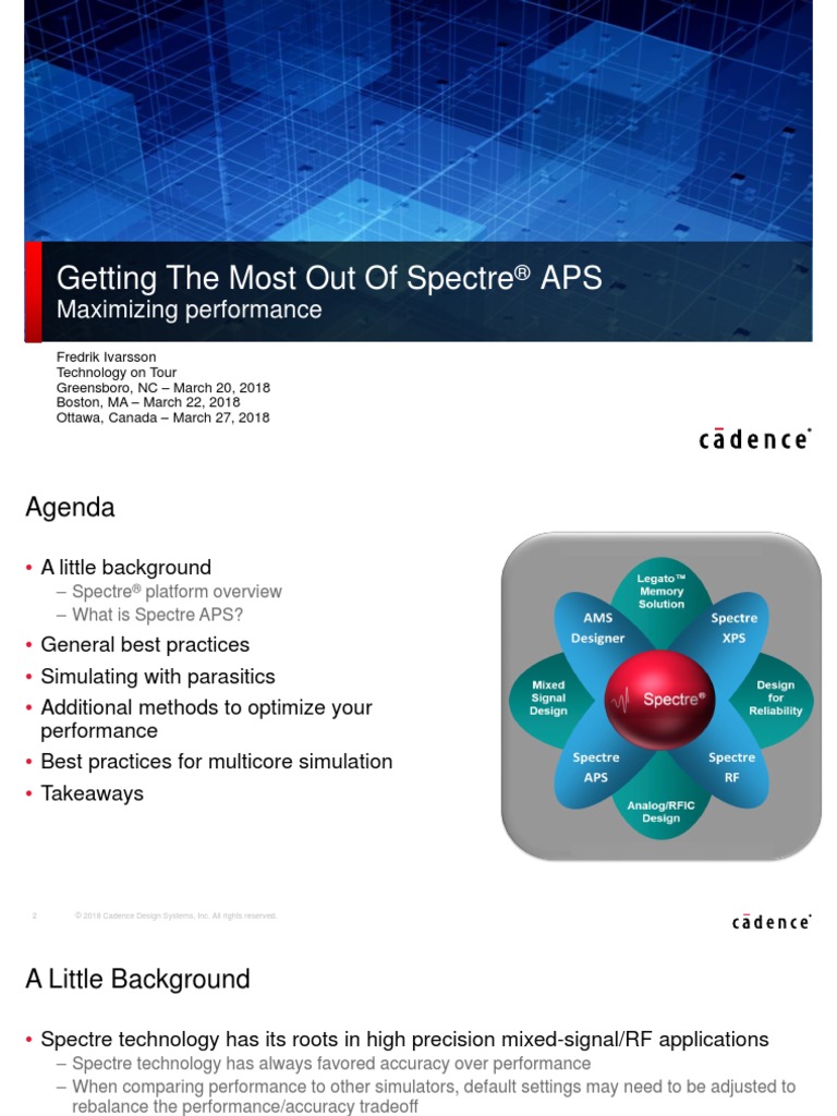 Getting The Most Out of Spectre APS: Maximizing Performance | PDF ...