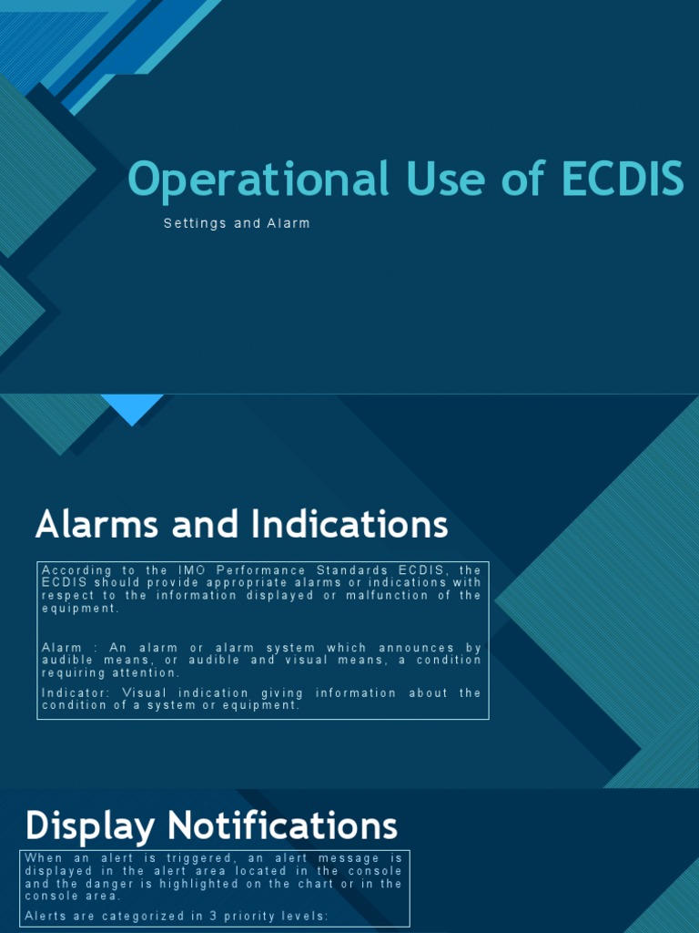 Alarms and Indications of ECDIS | PDF | Computing