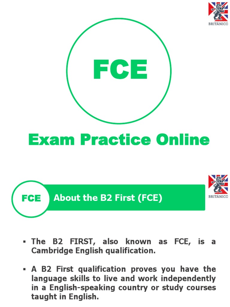 FCE Exam Preparation Overview | PDF | Cognition | Cognitive Science