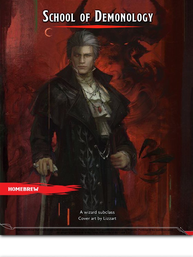 School of Demonology - GM Binder | PDF | Demons