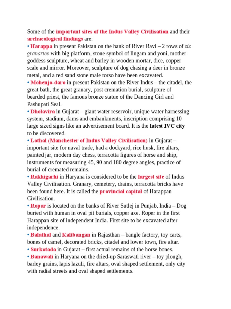 Indus Valley Sites & Ancient Inscriptions | PDF | Ashoka