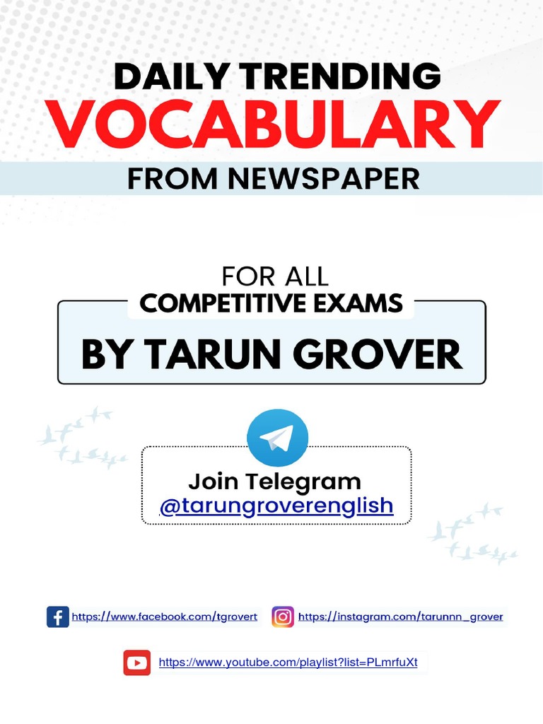 15 Sep 2022 - Trending Vocab | PDF