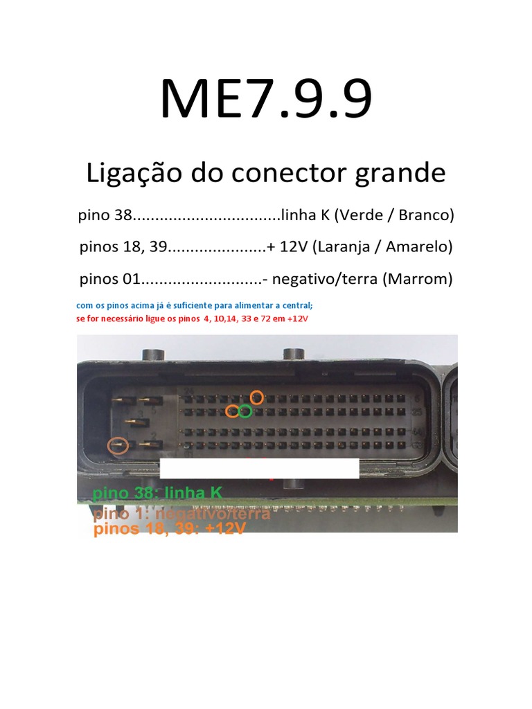 Guia de Conexão para Central ME7.9.9 | PDF