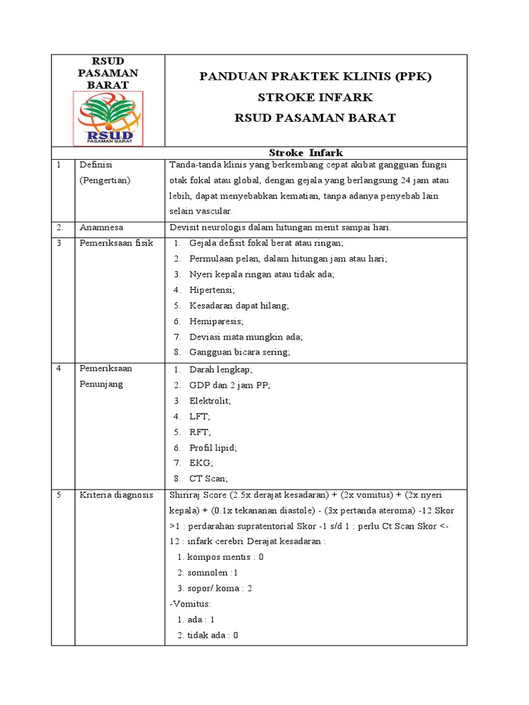 PPK Stroke | PDF | Sains & Matematika