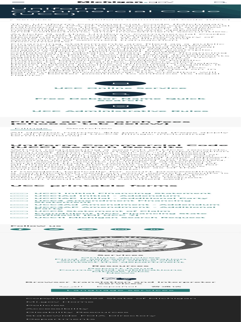 Uniform Commercial Code (UCC) | Download Free PDF | Uniform Commercial ...