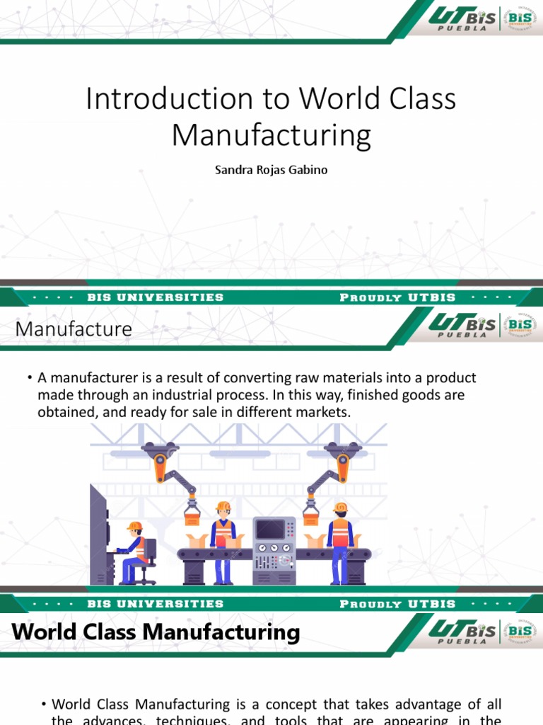 Introduction to World Class Manufacturing | PDF | Lean Manufacturing ...