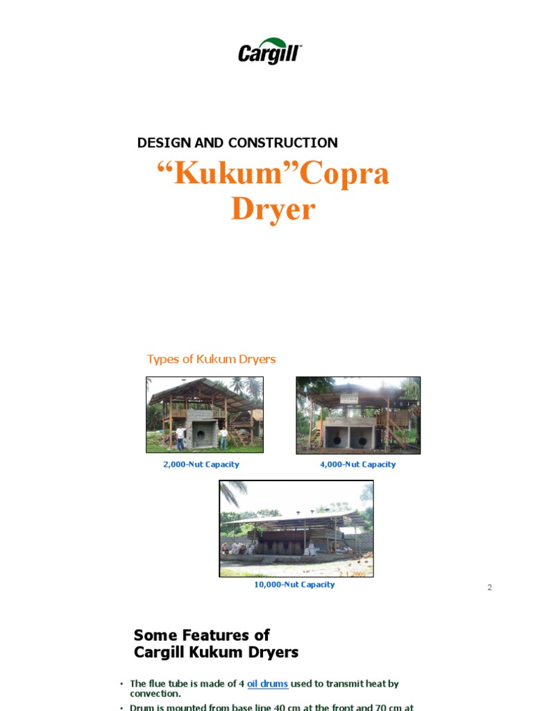 Kukum Copra Dryer Design Guide | PDF | Clothes Dryer | Chimney