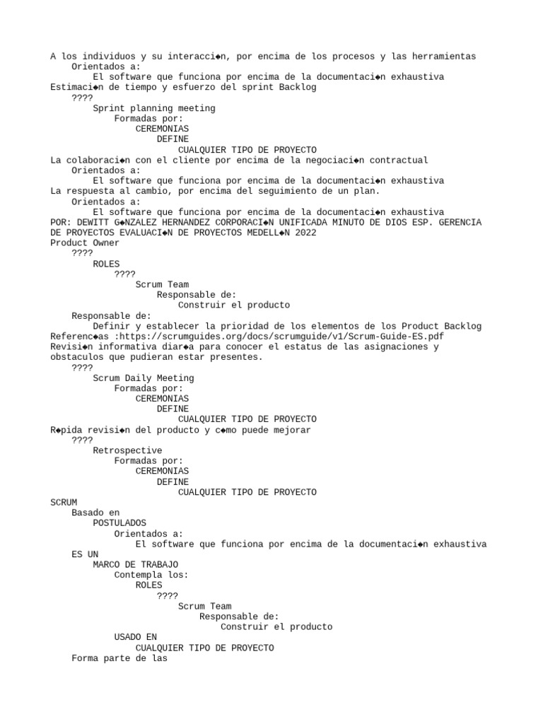 Scrum Mapa | PDF | Scrum (desarrollo de software) | Desarrollo tecnológico