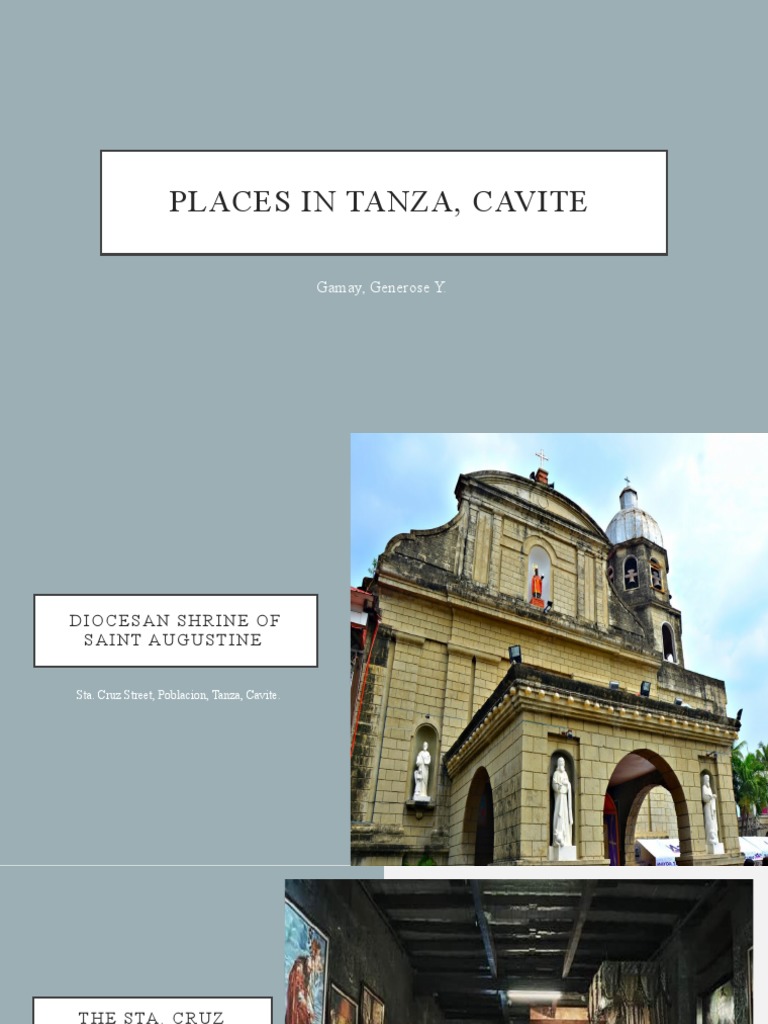 Places in Tanza, Cavite | PDF | Cooking, Food & Wine