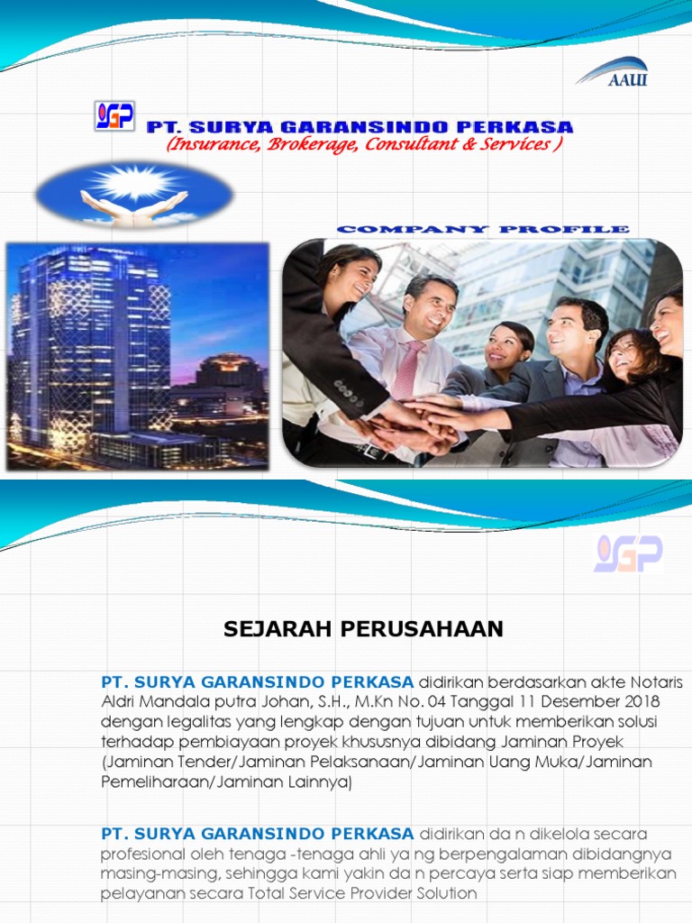 Company Profile Pt. SGP 2021 . | PDF