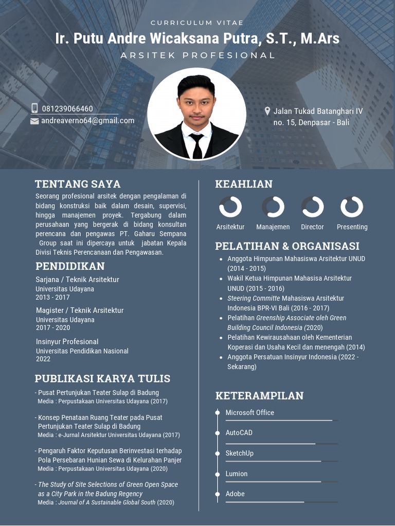 Ir. Putu Andre Wicaksana Putra, S.T., M.Ars | PDF