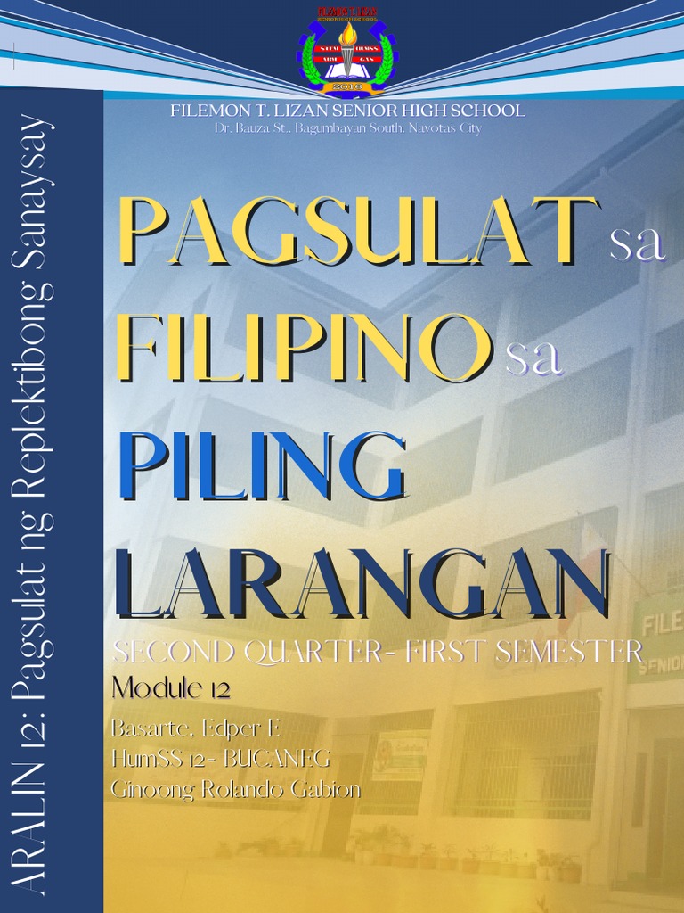 Modyul 12 Piling Larangan | PDF