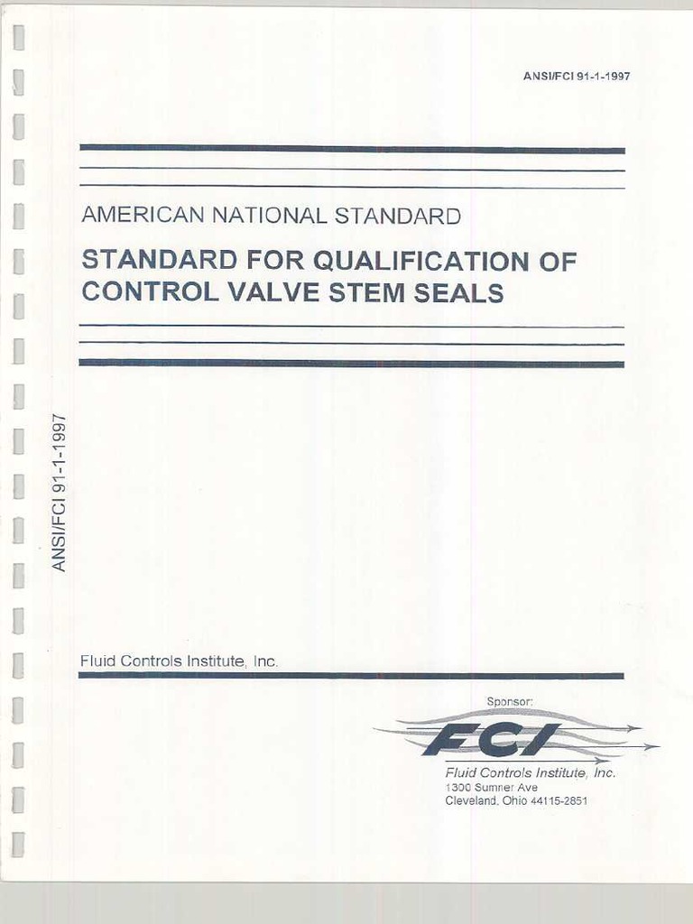 Ansi Fci 91 1 1997 | PDF