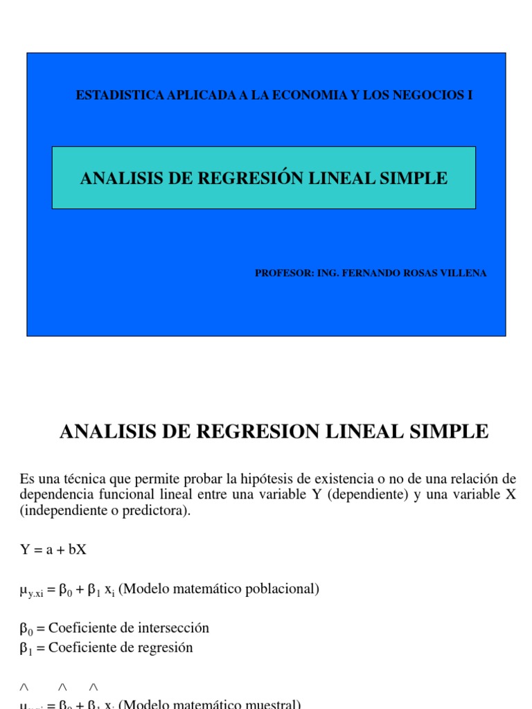 Analisis de Regresion | PDF | Regresión lineal | Coeficiente de determinación
