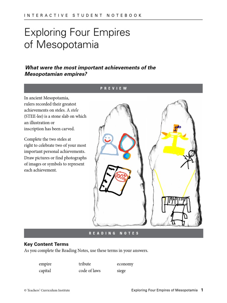 Lesson 6 Preview and Section 2 and 3 Akkadian Empire | PDF ...