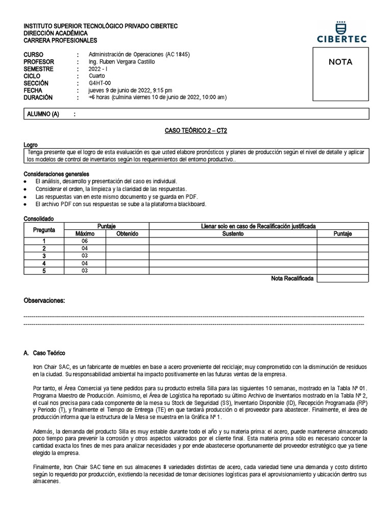 Recurso para La CT2 | PDF