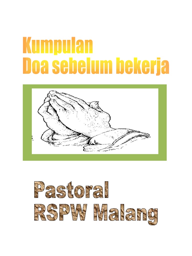 Doa Pagi Dan Doa Sebelum Bekerja | PDF