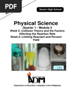 Physical Science: Collision Theory and The Factors Affecting The ...