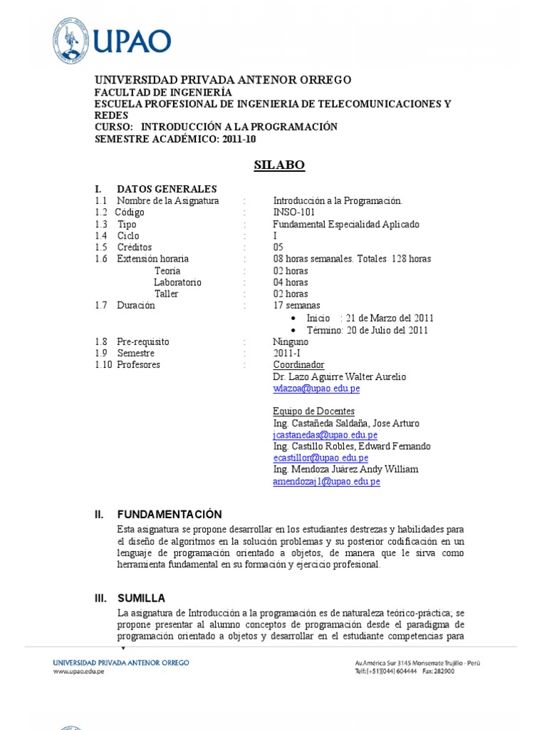 Introducción A La Programación | PDF | Algoritmos | Programación de ...