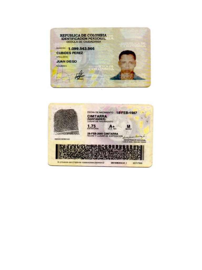 Cédula Juan Diego | PDF