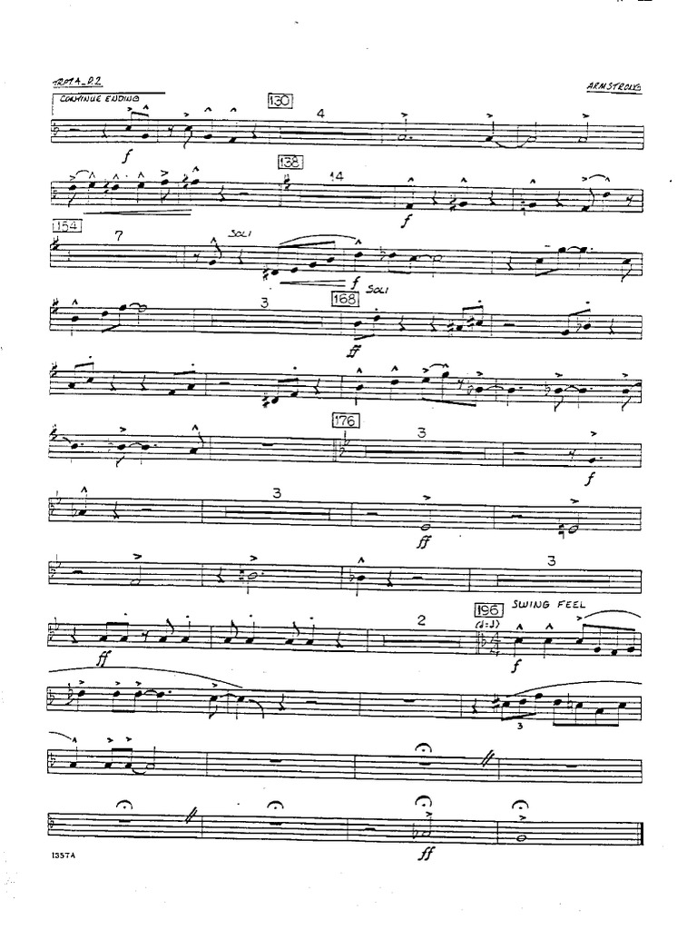 Tribute To Louis Armstrong (Dedrik) | PDF