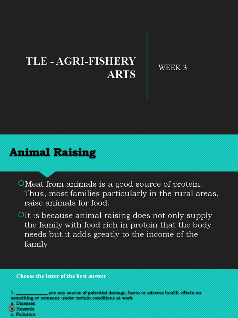 W3 Animal Raising Mod9 | PDF | Foods | Farms