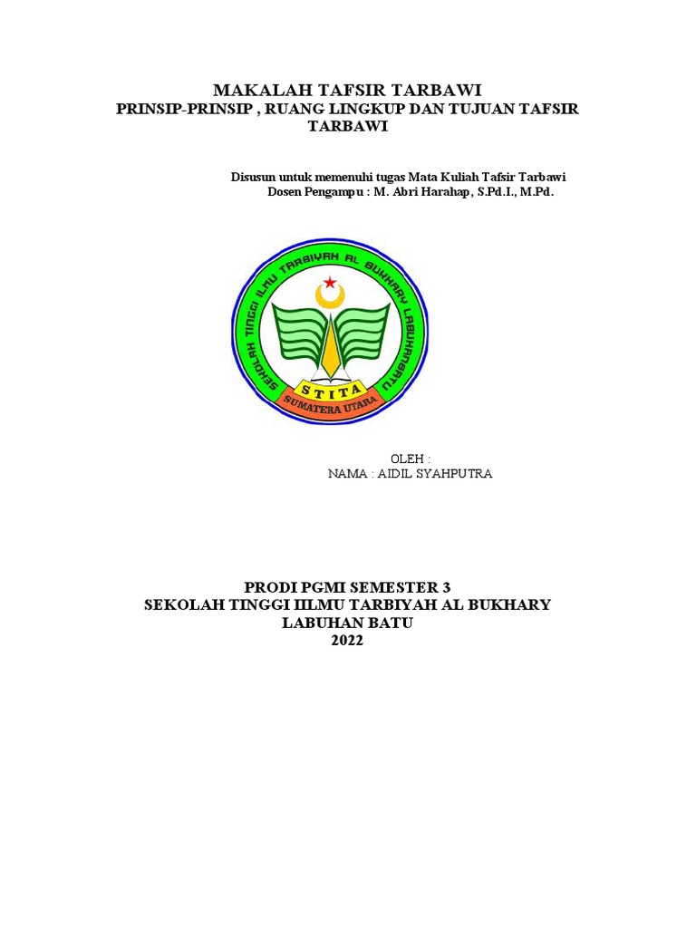 Makalah Tafsir Tarbawi | PDF