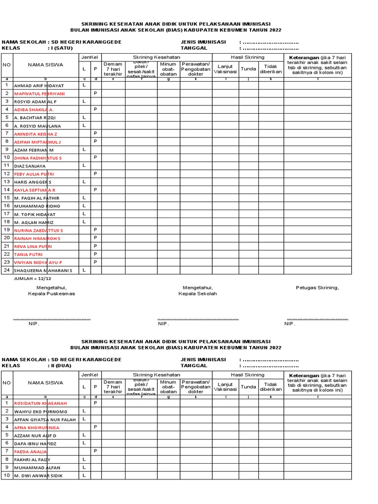 Form Skrining Bias MR HPV | PDF Form Skrining Bias MR HPV | PDF