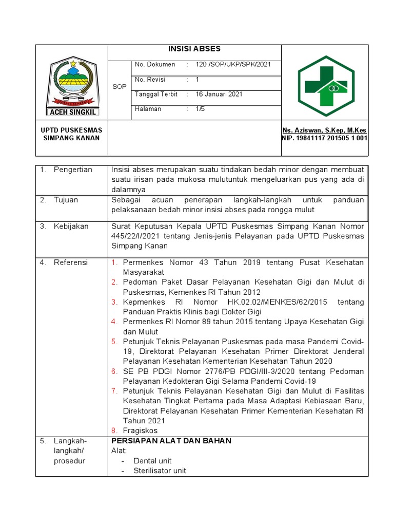 120 Insisi Abses | PDF