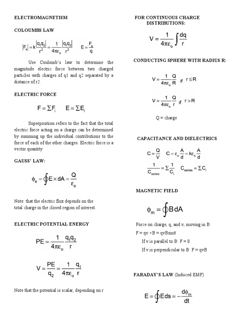 ELECTROMAGNETICSsss | PDF | Teaching Methods & Materials | Science ...