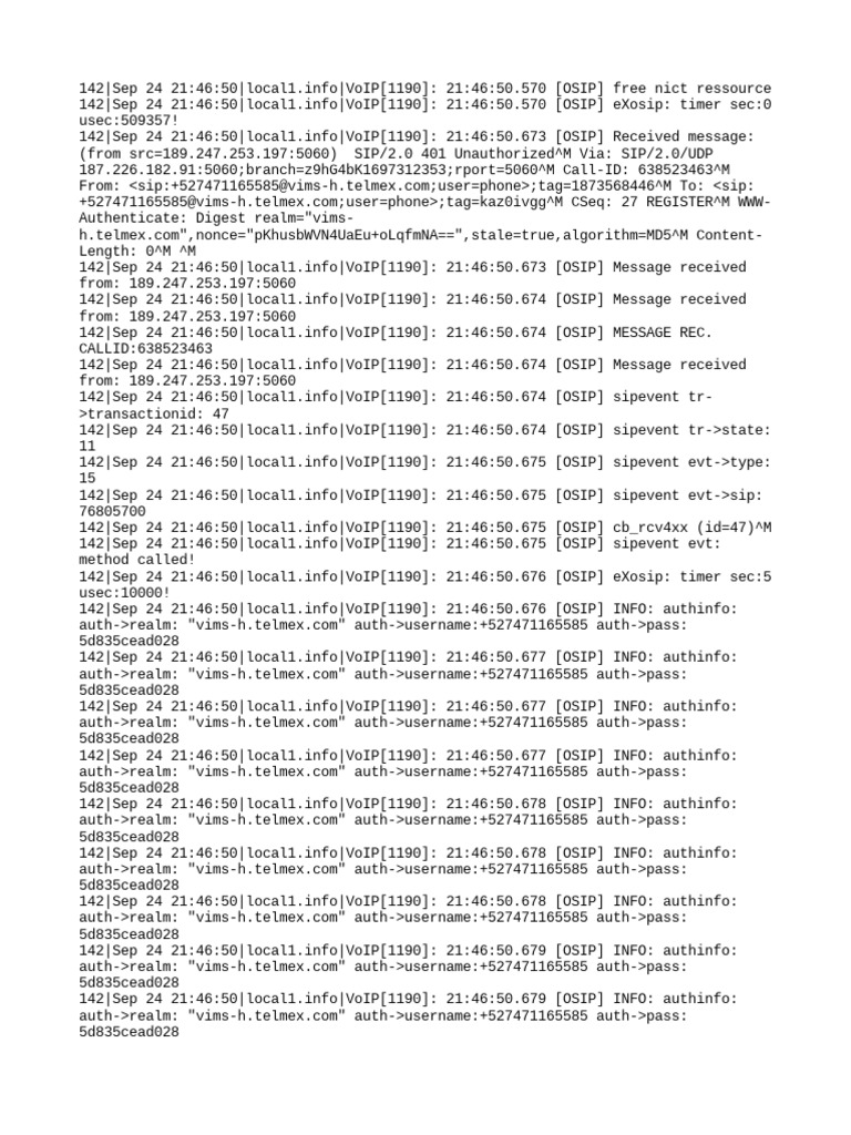 Messages | PDF | Session Initiation Protocol | Computer Network