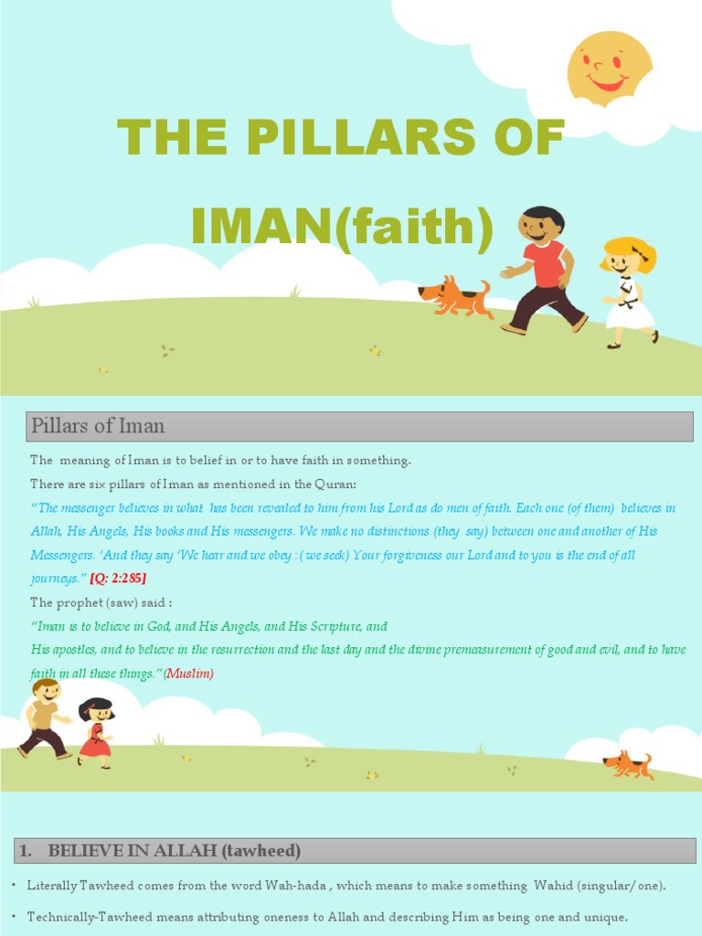 The Pillars of Iman (Faith) | PDF | Prophets And Messengers In Islam | Supernatural